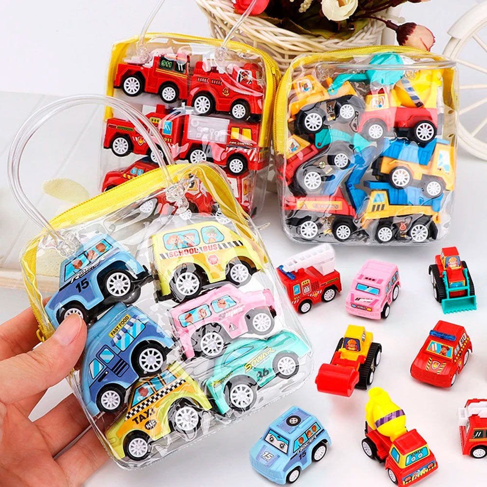Carrinhos De Fricção Brinquedo Plástico Bolsa Infantil Feira da Madrugada SP