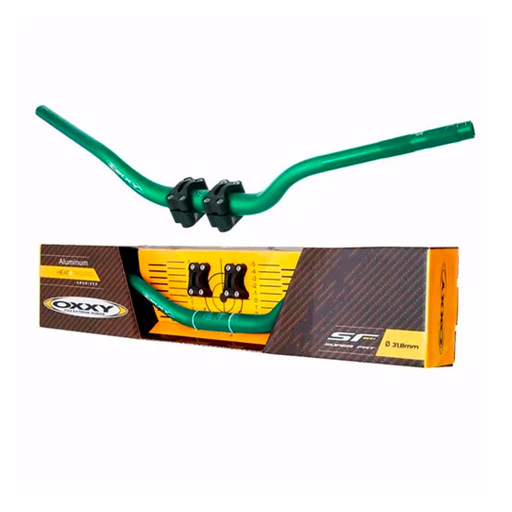 Guidão Oxxy Verde Naked SBS Motos