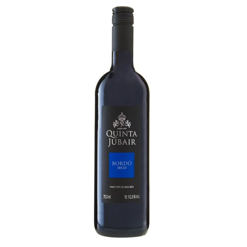 Vinho Brasileiro Tinto Seco Quinta Jubair Bordô Garrafa 750ml Trimais