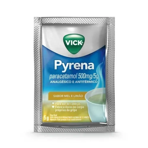 Vick Pyrena 500mg/5g, envelope com 5g de pó para solução oral, sabor ...