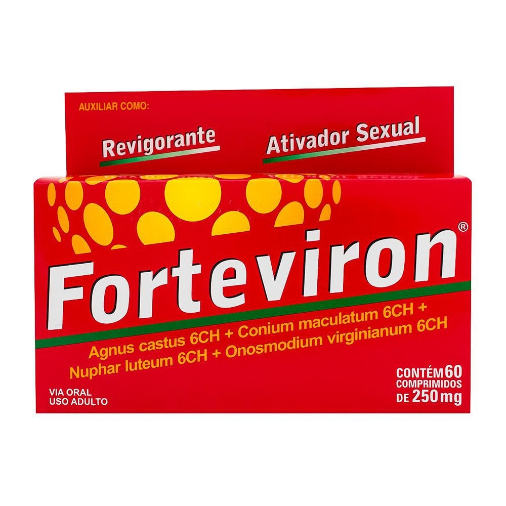 Forteviron 250mg, caixa com 60 comprimidos | Drogaria Nossa Farma