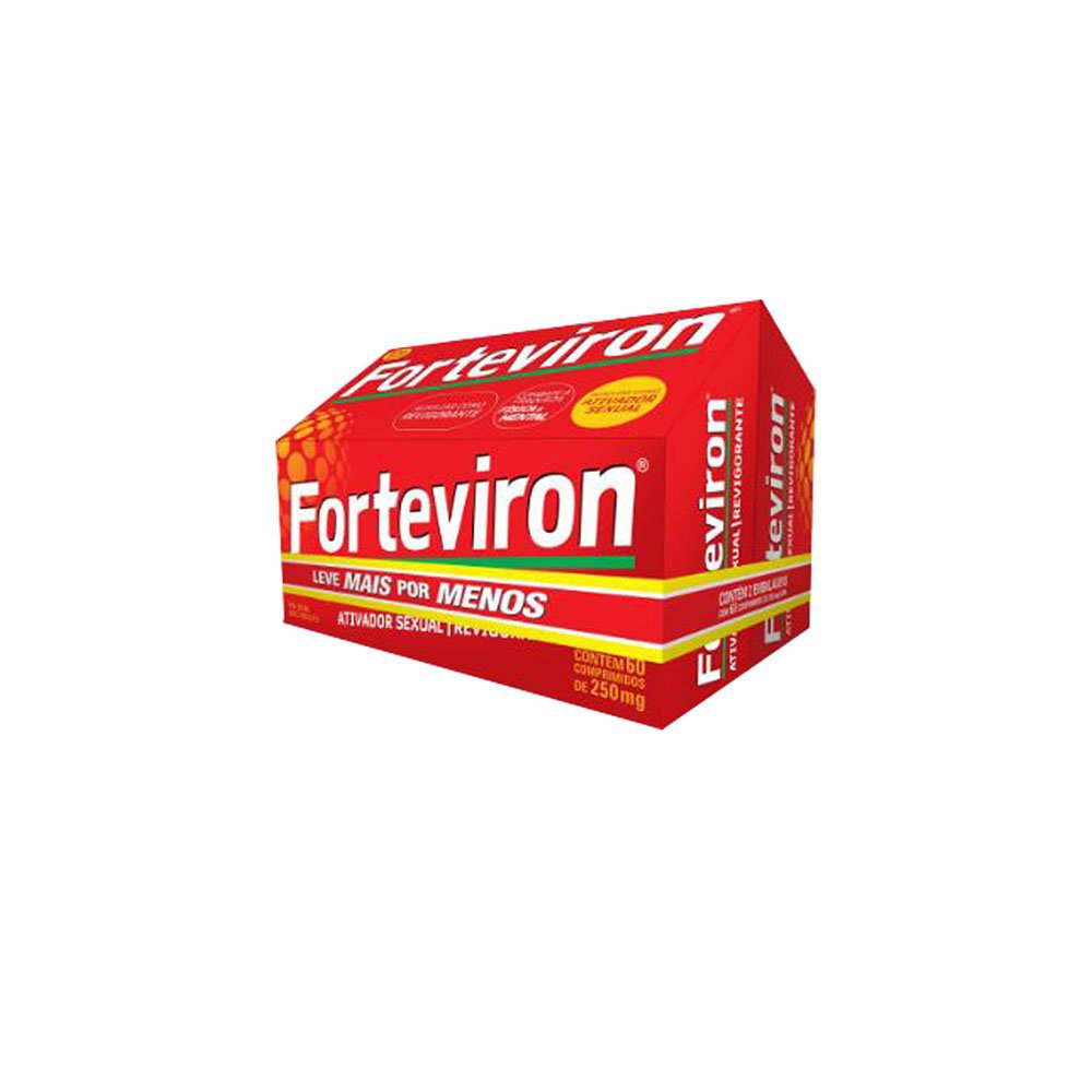Forteviron 250mg, kit com 2 caixas com 60 comprimidos | Drogaria Nossa ...