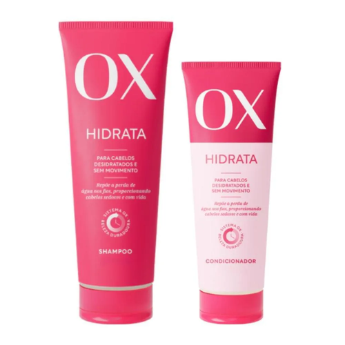 Kit Ox Hidrata Shampoo 375mL + Condicionador 170mL