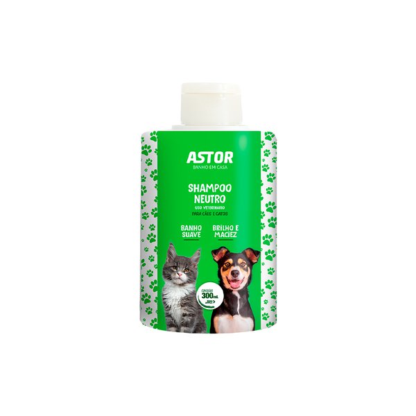 Shampoo Astor Neutro 300ml para Cães e Gatos | Benestar: a farmácia do ...