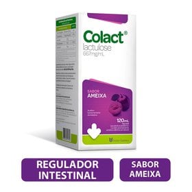 Colact Xarope Lactulose Regulador Intestinal Ameixa 120ml