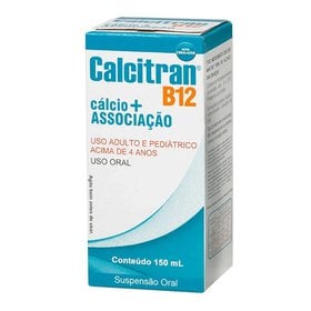 Calcitran B12 Suspensão Oral Suplemento Vitamínico com 150ml