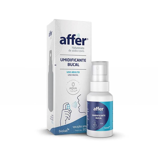 Spray Umidificante Bucal Affer 30ml | Drogafarma