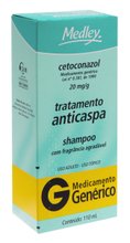 Cetoconazol Shampoo - Medley 20mg/g, caixa com 1 frasco com 110mL de ...