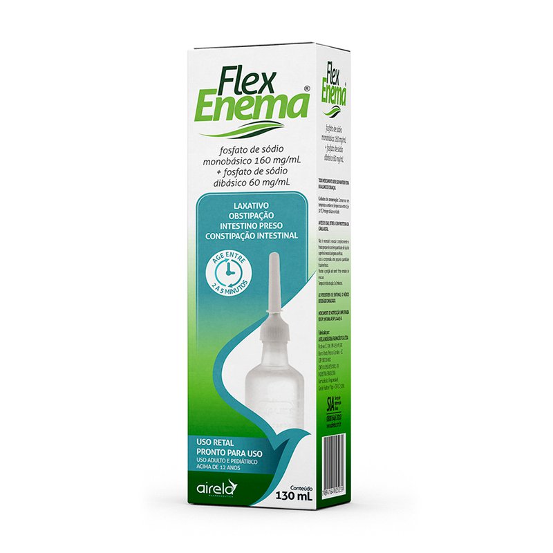FlexEnema 130ml Solução Retal | Drogalider