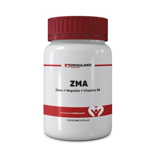 ZMA (Zinco + Magnésio + Vitamina B6) 60 cápsulas | Drogalider