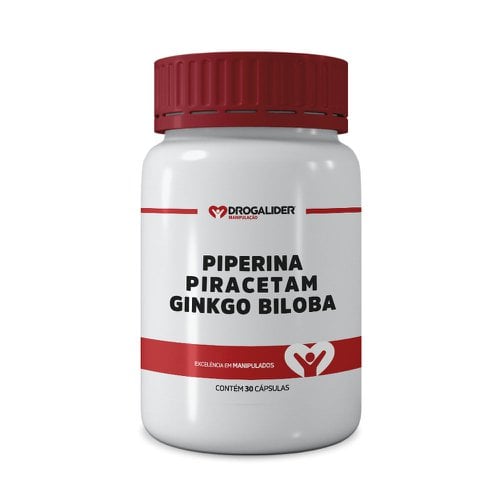 Piperina + Piracetam + Ginkgo Biloba 30 cápsulas | Drogalider