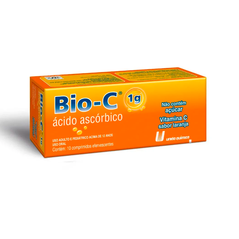 Bio-C Comprimido 1g, caixa com 10 comprimidos efervescentes