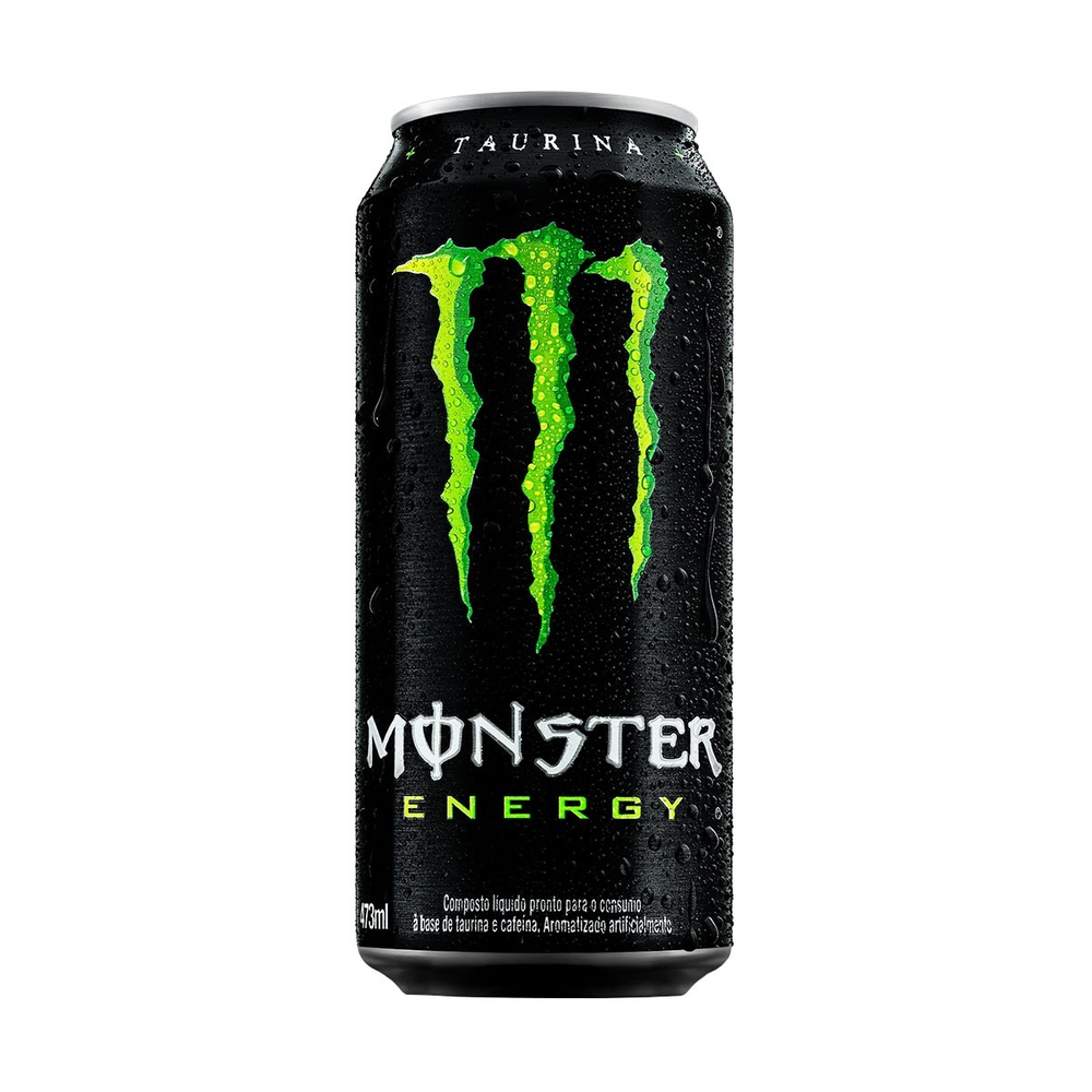 Bebida Energética Monster Energy original, lata com 473mL