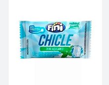 Chicle Fini Natural Sweets Menta Zero Açúcar 1 unidade com 2,5g