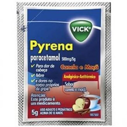 Vick Pyrena 500mg/5g, envelope com 5g de pó para solução oral, sabor ...