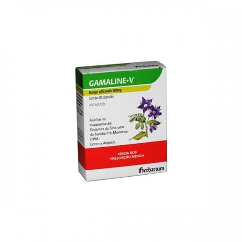Gamaline V 900mg, caixa com 30 cápsulas moles