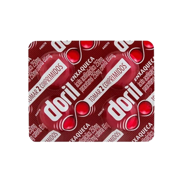 Doril Enxaqueca 4 comprimidos revestidos