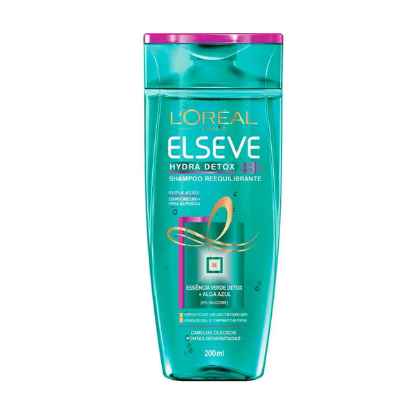 Shampoo Elseve Hydra Detox 48h 200ml