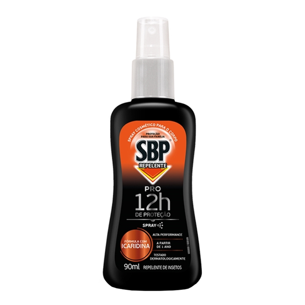 Repelente Spray SBP Pro 12 Horas de Proteção 90ml