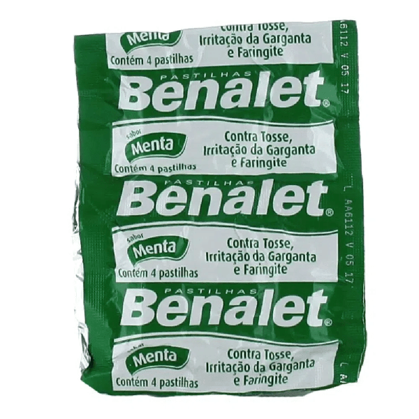 Pastilha Benalet Sabor Menta 4un Pastilha Benalet Sabor Menta 4un