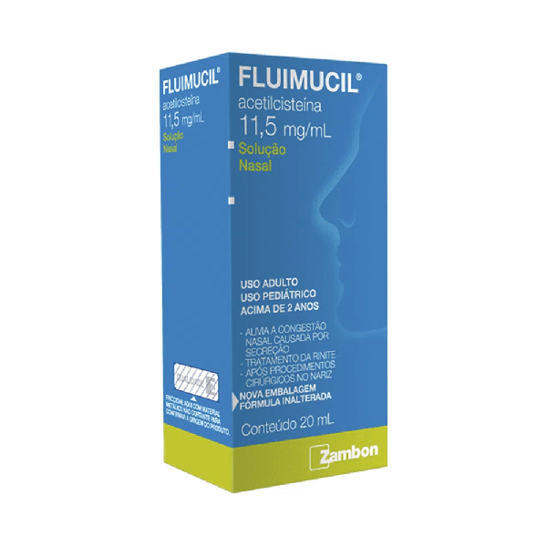 Fluimucil 11,5mg/ml Solução Nasal 20ml
