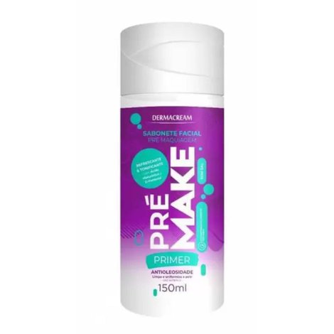 Sabonete Facial Dermacream Pré Make Primer 150ml