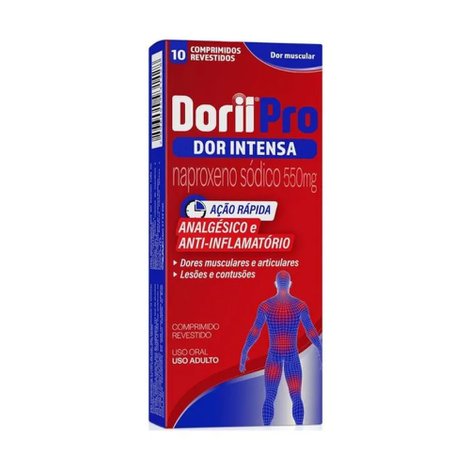Doril Pro 550mg 10 comprimidos revestidos