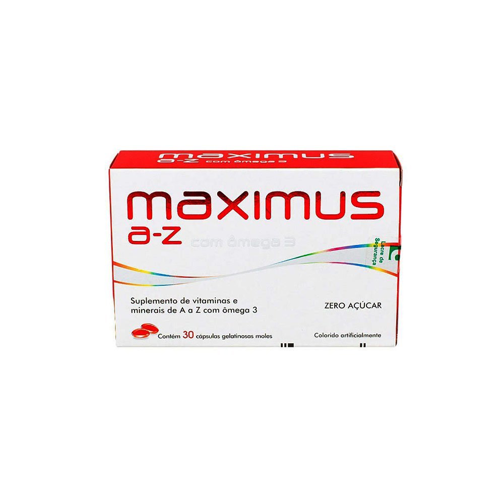 Maximus A-Z com Ômega 3 Cifarma 30 cápsulas gelatinosas moles ...