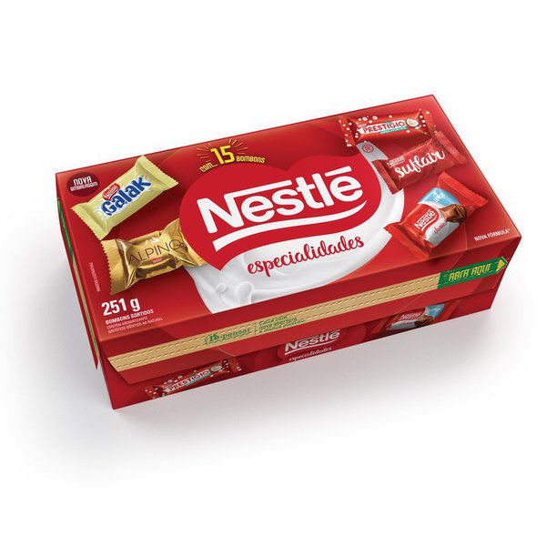 Caixa de Bombom Nestlé Especialidades 251g | DrogaVen – faz bem Caixa de Bombom Nestlé Especialidades 251g | DrogaVen – faz bem