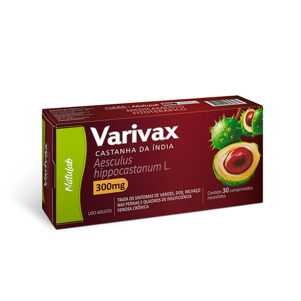 VARIVAX 300MG CASTANHA INDIA 30CPR | DrogaVen – faz bem