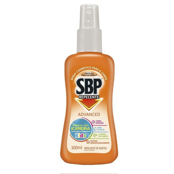 Repelente Kids SBP Advanced spray com 100mL | DrogaVen – faz bem
