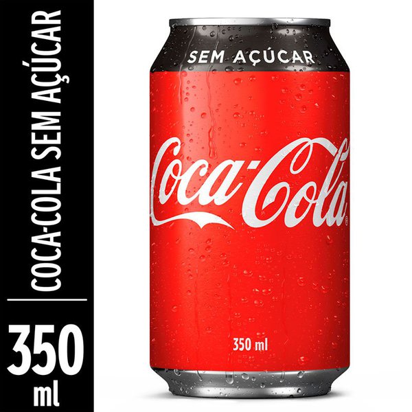 Refrigerante Coca-Cola Zero lata 350mL | DrogaVen – faz bem Refrigerante Coca-Cola Zero lata 350mL | DrogaVen – faz bem