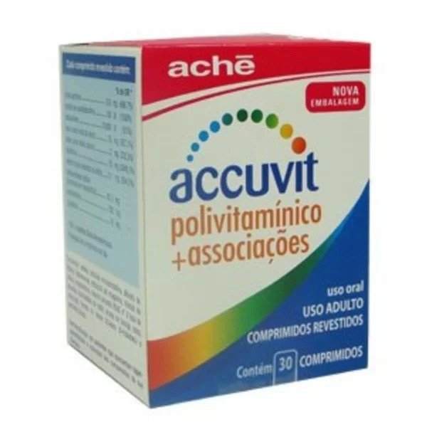 Accuvit 30 comprimidos revestidos | DrogaVen – faz bem