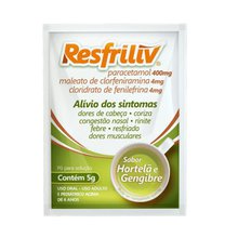 Resfriliv Hortela Gengibre Env C/5g | Farmácia Brito