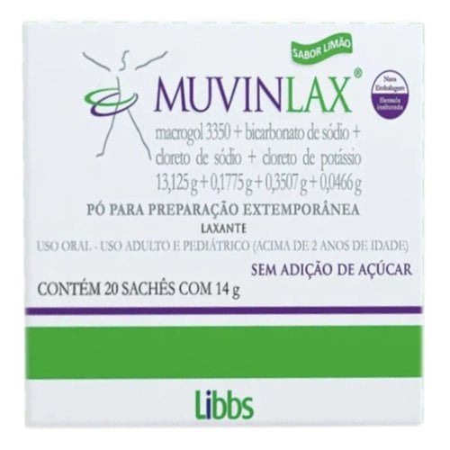 Muvinlax Po 20 Sch C/14g | Farmácia Brito