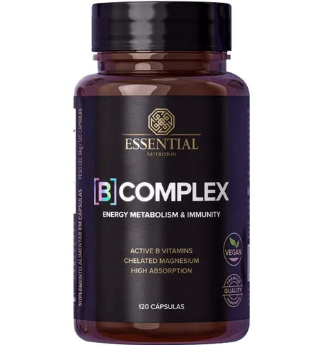 B Complex Essential Nutrition 120 Cápsulas | Farmácias Heroos