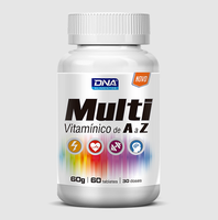 Multi Vitamínico de A a Z 60 Tabletes - DNA | Farmácias Heroos
