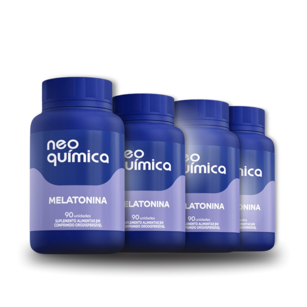 Kit 4x Melatonina Neo Química 4x 90 Comprimidos | Farmácias Heroos