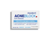 Sabonete Facial nixoderm acneblock Pele Mista e oleosa barra, 70g