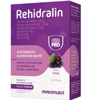 Rehidralin Uva 4 Envelopes 28g | Farmácias Heroos