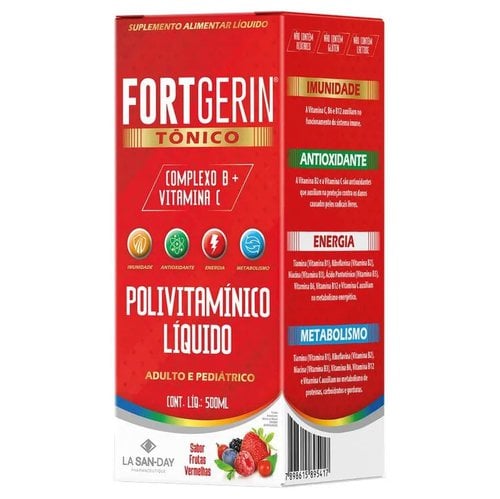 Suplemento Alimentar Fortgerin Tônico 500ml La San Day