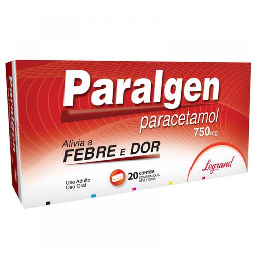 PARACETAMOL-PARALGEN 750MG 20CP LEG