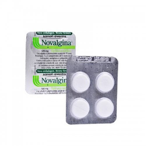 Novalgina 500mg com 4 Comprimidos
