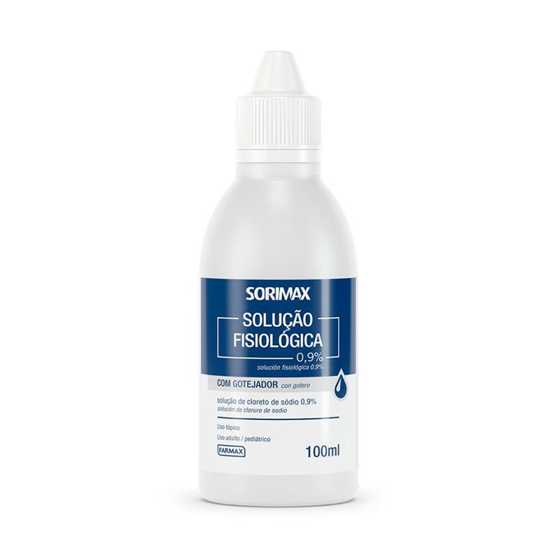 Solucao Fisiologica Sorimax Farmax 100ml