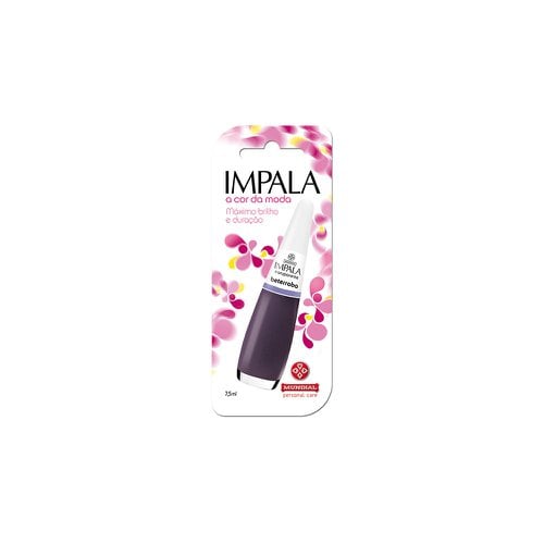 Esmalte Impala Transparente Cor Beterraba- 7,5 ml | Farmácias Heroos