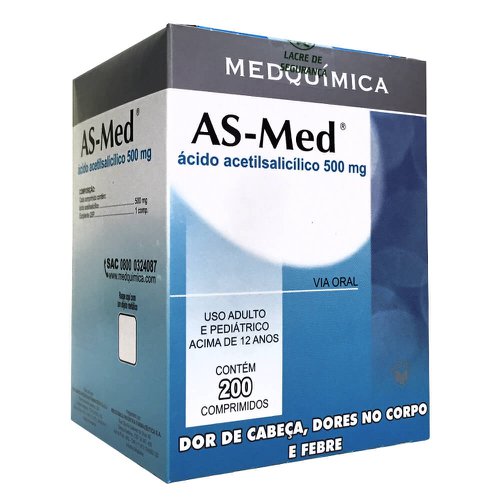 AS MED 500MG ADT 10CPR | Farmácias Heroos