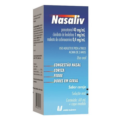 Nasaliv Solução 60ml | Farmácias Heroos