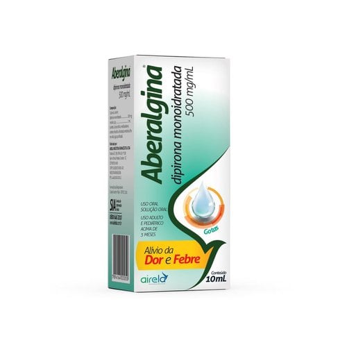 Aberalgina 500 mg Gotas 10ml | Farmácias Heroos