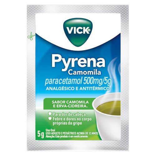 Vick Pyrena Sabor Camomila com 1 Envelope 5g