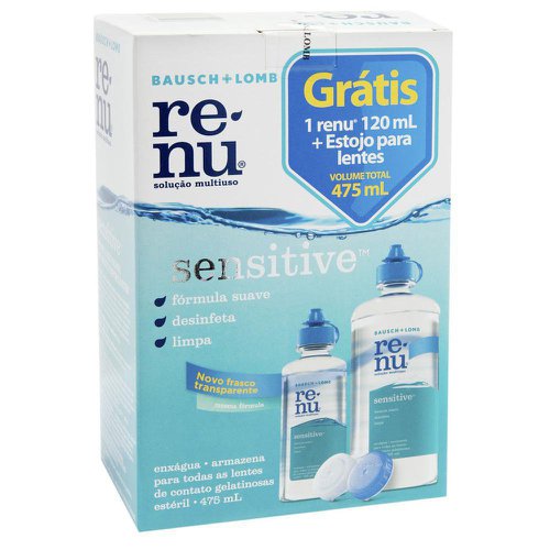 RENU SOLUCAO SENSITIVE 475ML | Farmácias Heroos